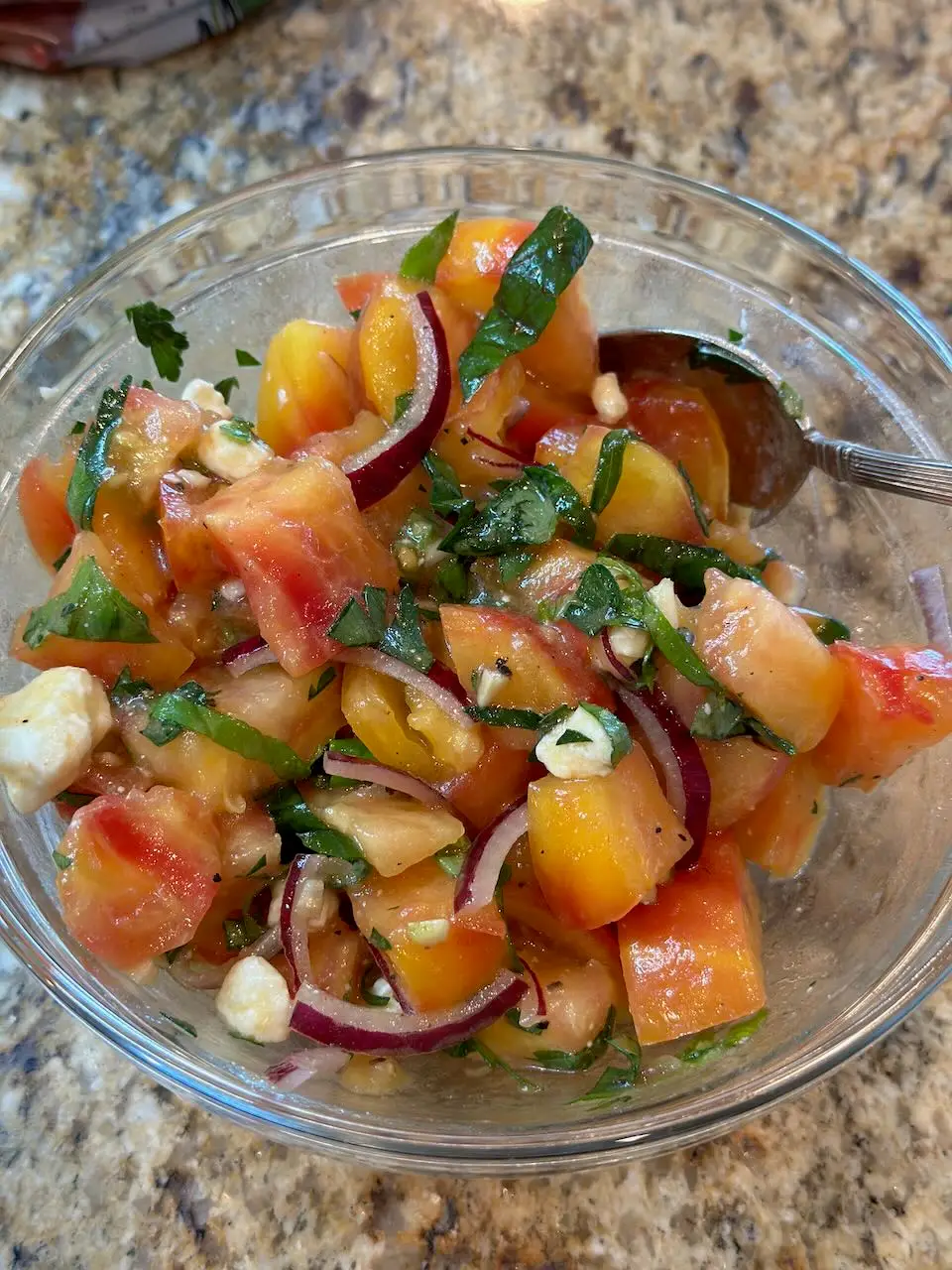 Quick and Easy Heirloom Tomato Salad - Bridget's Kitchen
